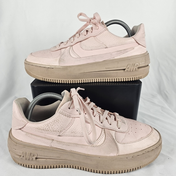 Nike | Shoes | Nike Af Pltaform Air Force 1 Platform Pink Brown ...